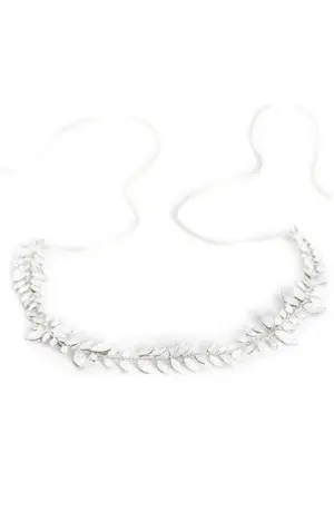 Brides & Hairpins Paris Opal & Crystal Halo - Silver