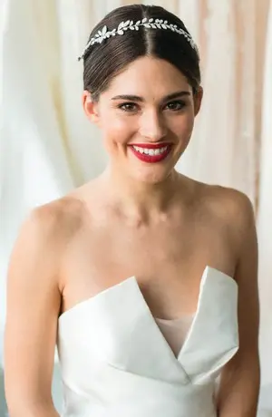 Brides & Hairpins Paris Opal & Crystal Halo - Silver