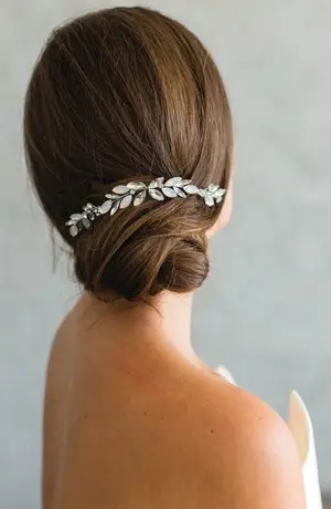Brides & Hairpins Monroe Halo Comb - Silver