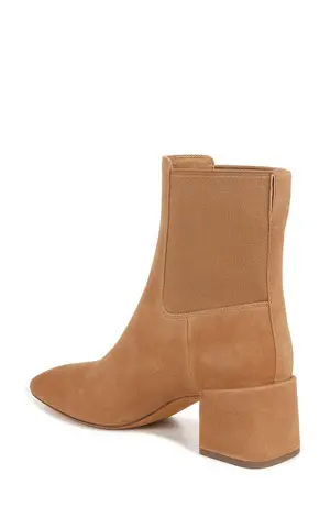 Vince Kimmy Suede Booties - Tan