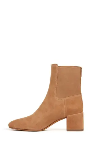 Vince Kimmy Suede Booties - Tan