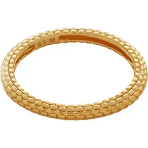 Monica Vinader Heirloom Stacking Ring - 18k Gold Vermeil