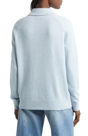 Treasure & Bond Cotton Blend Polo Sweater