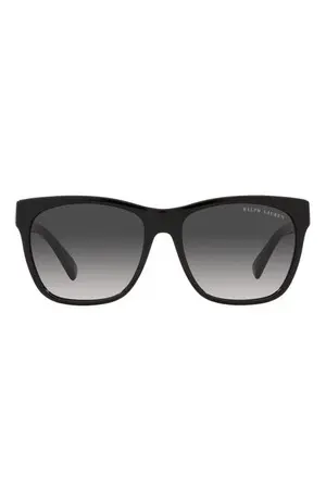 Ralph Lauren 57mm Square Sunglasses - Black