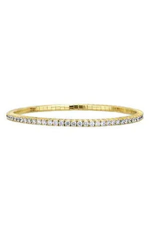 Bony Levy Audrey Stretchy Diamond Bangle - 18k Yellow Gold