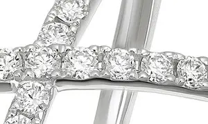 Bony Levy Audrey Diamond Crossover Ring
