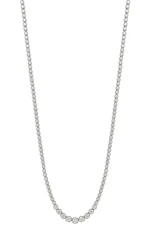 BONY LEVY Audrey Diamond Tennis Necklace