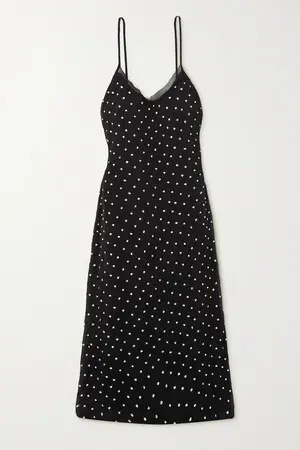 Dodo Bar Or Eran Crystal-embellished Chiffon Midi Dress