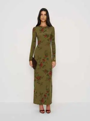 REFORMATION REFORMATION Tommie Knit Dress Green