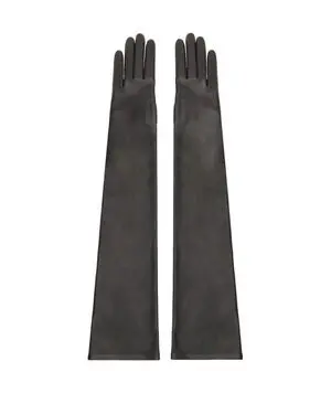 THE ROW The Row Simon Leather Gloves - Black