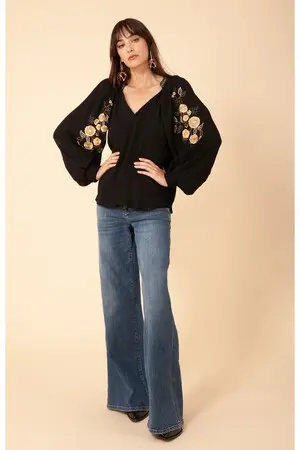 Hale Bob Elsa Embroidered Tunic