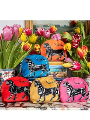 ORTIGIA SICILIA Velvet Makeup Bag