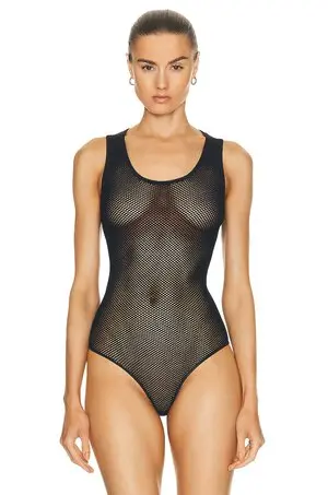 Alaïa Fishnet Bodysuit