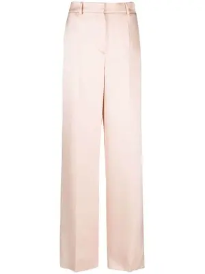 Magda Butrym Wide-leg Silk Trousers - Pink