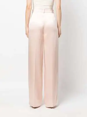 Magda Butrym Wide-leg Silk Trousers - Pink