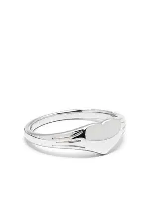 MISSOMA Heart Engraveable Ring - Silver