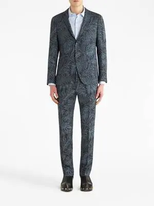 Etro Single-breasted Floral-print Jacket