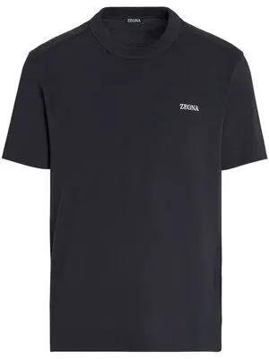 Zegna Embroidered T-shirts For Men