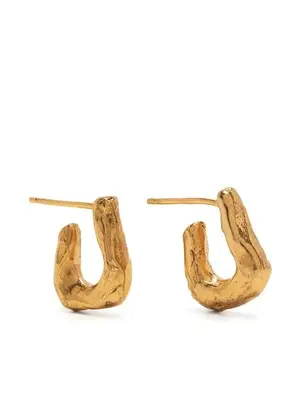 ALIGHIERI The Mini Link Of Wanderlust Hoop Earrings - Gold