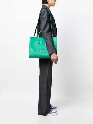 Mcm Munchen Large Leather Tote Bag