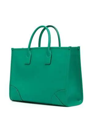 Mcm Munchen Large Leather Tote Bag