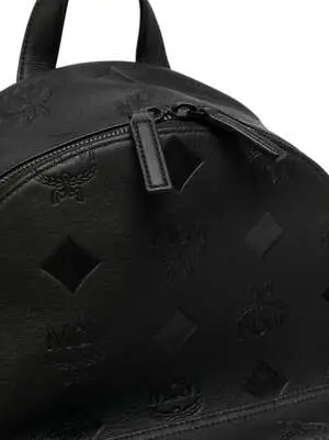 Mcm Stark Leather Backpack
