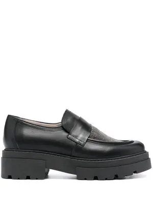 Fabiana Filippi Bead-embellished Loafers