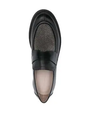 Fabiana Filippi Bead-embellished Loafers