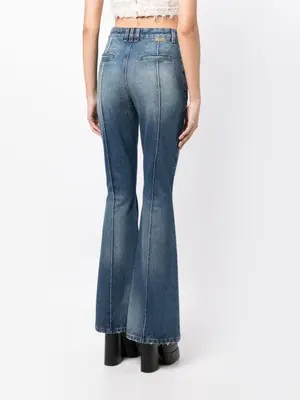 Balmain High-waisted Flared Jeans