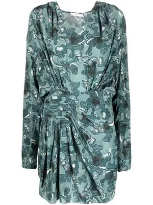 IRO PARIS Fontana Printed Mini Dress