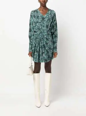 IRO PARIS Fontana Printed Mini Dress