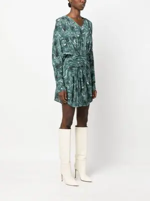 IRO PARIS Fontana Printed Mini Dress