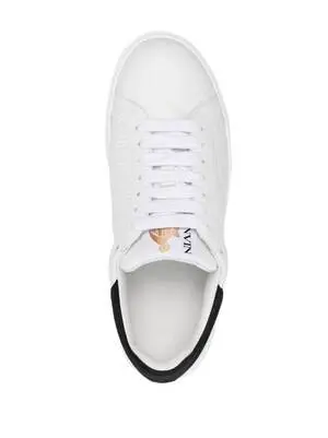 LANVIN Logo-patch Lace-up Sneakers