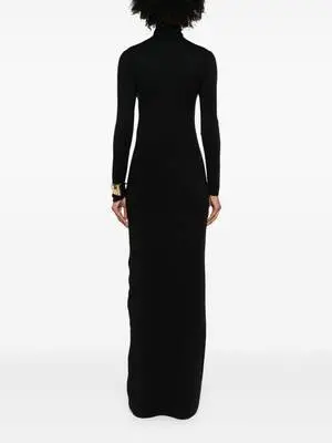 Saint Laurent Long-sleeve Wool Dress