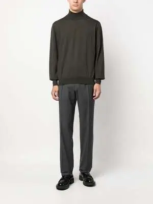 Canali Straight-leg Wool Trousers
