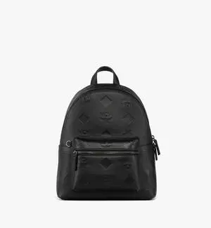 Mcm Stark Backpack In Maxi Monogram Leather