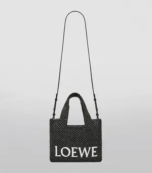 Loewe X Paula's Ibiza Small Font Tote Bag - Black