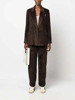 Peserico Corduroy Wide-leg Trousers