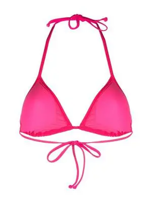 CHIARA FERRAGNI Graphic Print Halterneck Bikini Top