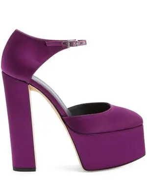 GIUSEPPE ZANOTTI 150mm Bebe Platform Pumps - Purple