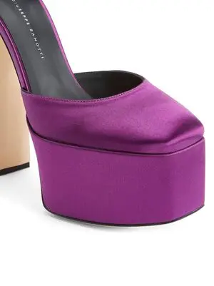 GIUSEPPE ZANOTTI 150mm Bebe Platform Pumps - Purple
