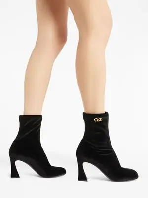 GIUSEPPE ZANOTTI Suede Ankle Boots - Black