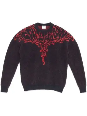 COUNTY OF MILAN Marcelo Burlon Intarsia-knit Jumper