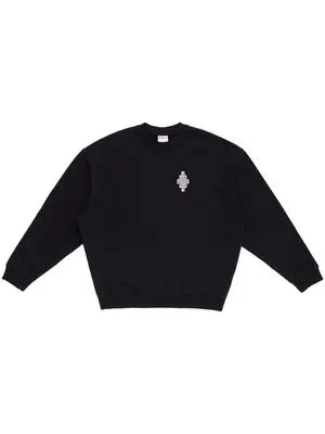 COUNTY OF MILAN Optical Cross Cotton Sweatshirt