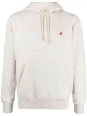 AUTRY Mélange Effect Cotton Hoodie
