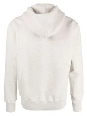 AUTRY Mélange Effect Cotton Hoodie