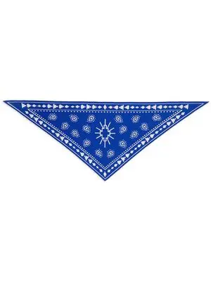 MARCELO BURLON COUNTY OF MILAN Bandana Knitted Scarf