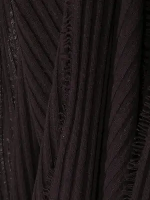 Faliero Sarti Knitted Virgin Wool-cashmere Blend Scarf