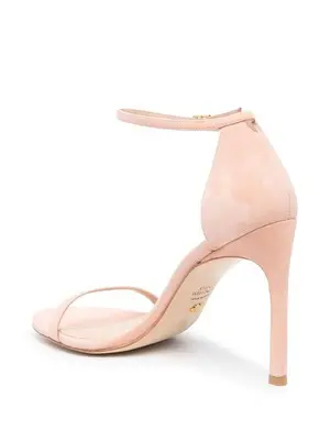 STUART WEITZMAN Nudistsong 105mm Sandals - Neutrals