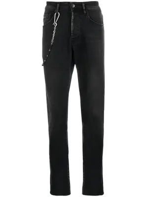 TRAMAROSSA Chain-detail Slim-fit Jeans